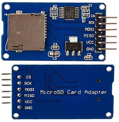 Micro SD Card Module And Arduino Interface Engineering Projects