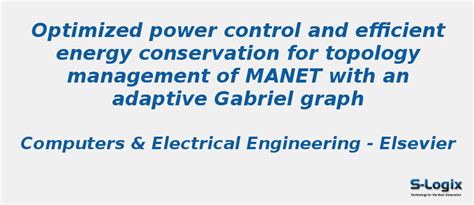 Optimized Power Control And Efficient Energy Conservation For Topology