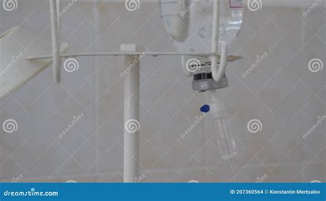 Set Iv Fluid Intravenous Drop Saline Drip Hospital Room Stock Footage Video Of Medicine