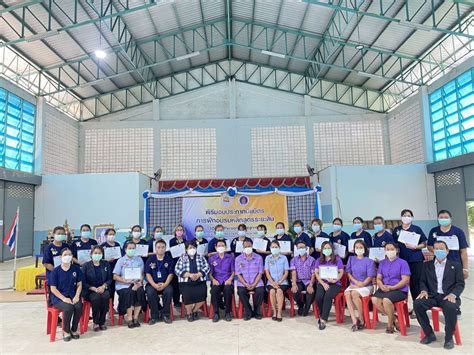 สนพ อำนาจเจริญ มอบเกียรติบัตรผู้ผ่านการฝึกอบรม หลักสูตรผู้ดูแลผู้สูงอายุ Thaipr Net