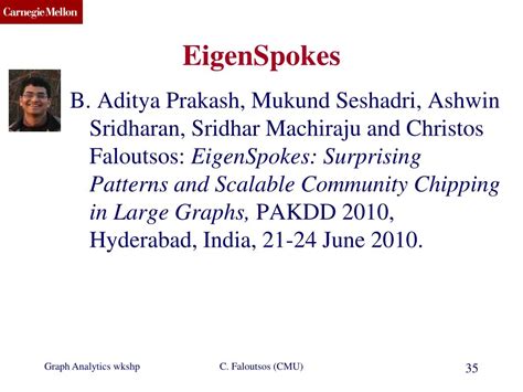 ppt graph mining surprising patterns in real graphs powerpoint