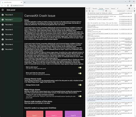 Random Canvaskit Crash · Issue 67949 · Flutterflutter · Github