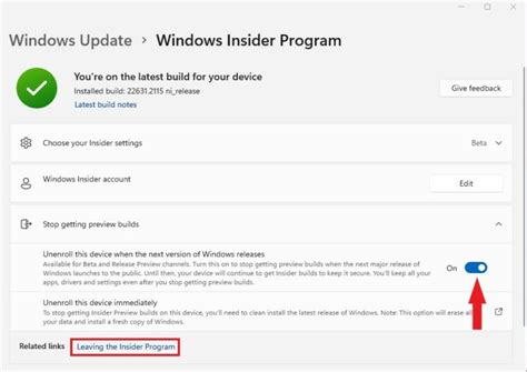 how to leave the windows insider program thecoderworld