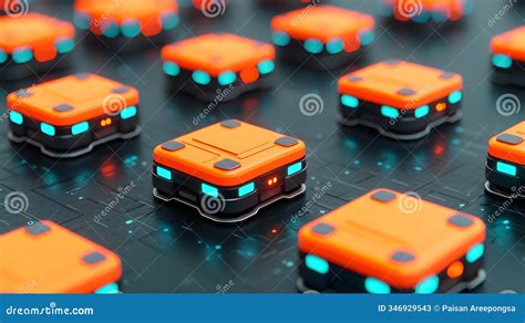 Warehouse With Robots Performing Complex And Precise Packaging Operations On A Variety Of