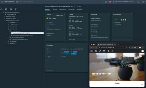 Marc Huppert On Linkedin Vsphere Pods Using Vds Based Supervisor In Vsphere With Tanzu