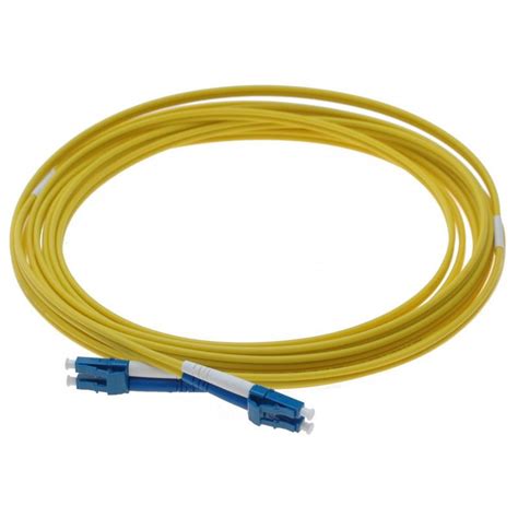 Armored fiber cable single mode SM LC LC 50m 9 125μm OS1 LSZH Duplex fiber patch cable