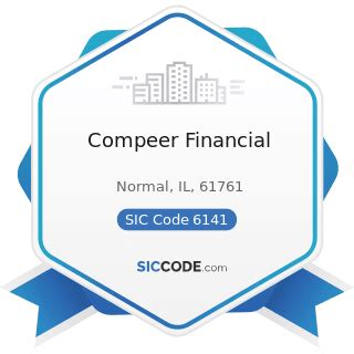 Compeer Financial Zip 61761 Naics 522291 Sic 6141
