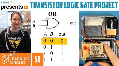 Logic Gates Using Discrete Components Experiment At Mark Villa Blog