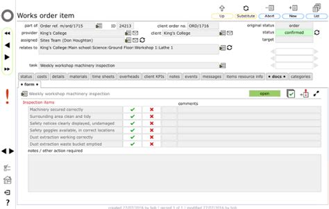 Creating And Using Custom Inspection Forms