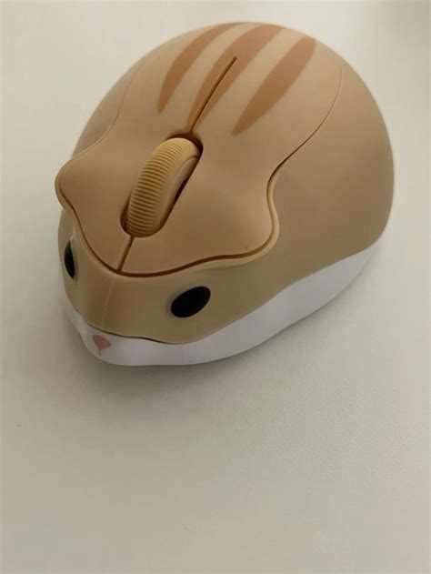 2 4ghz Wireless Mouse Cute Hamster Shape Less Noice Portable Mobile Optical 1200dpi Usb Mice
