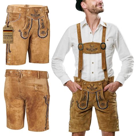 Bavaria Trachten Lederhosen Men Bayern Munich Fc Real Leather Bavarian
