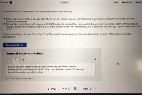solved mework saved help save and exit submit listed below are