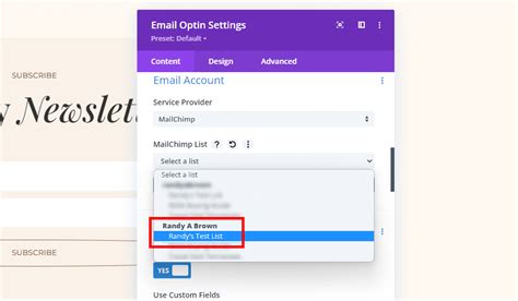 How To Set Up Your Email Account In Divis Email Optin Module Ask The