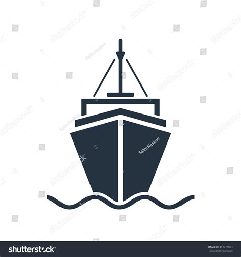Ship Front Stock Vector 412773853 Shutterstock