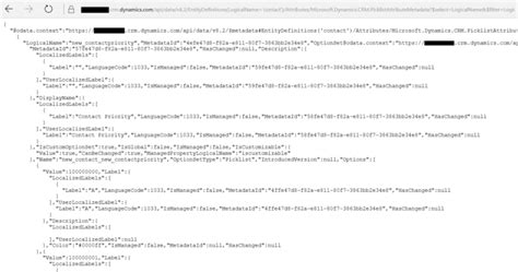 getting local option set metadata with webapi and javascript carl de