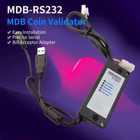 Askmz Mdb Rs232 Mdb Coin Validator Easy Installation Precise Serial