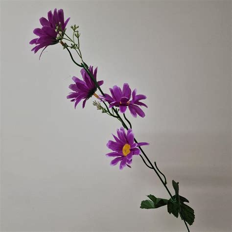 Artificial Purple Daisy Stem