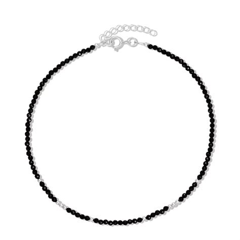 Bratara De Glezna Din Argint Black Spinel