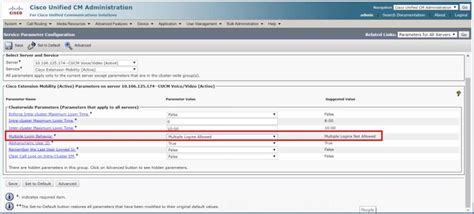 Extension Mobility And Extension Mobility Cross Cluster Changes In CUCM Cisco