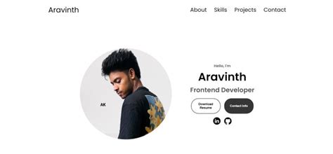 Aravinth R On Linkedin Webdevelopment Portfolio Fullstackdeveloper Webdesign