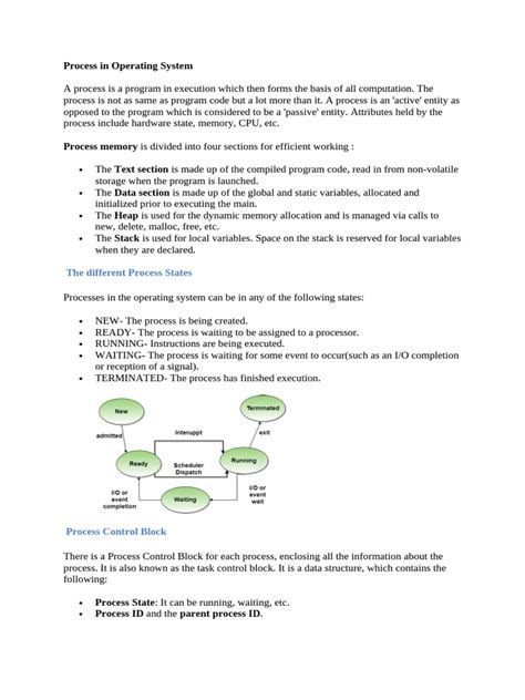 Process In Operating Systemunit 2 Pdf Scheduling Computing