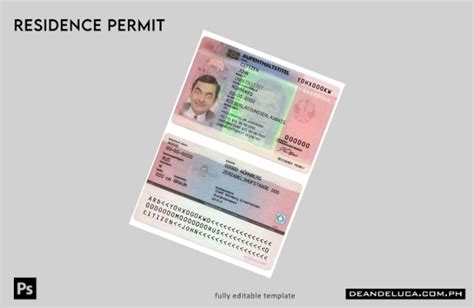 Libreng Sample Ng Berlin Residence Permit Card