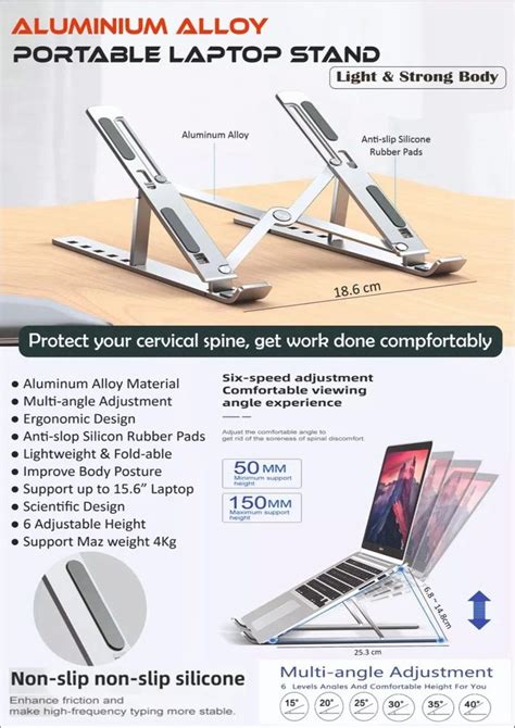 Aluminium Laptop Stand At Piece Aluminum Laptop Stand In Mumbai Id
