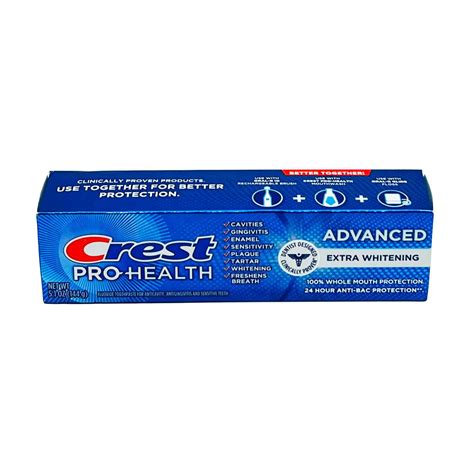Crest Pro Health Advanced Extra Whitening Fluoride Toothpaste For