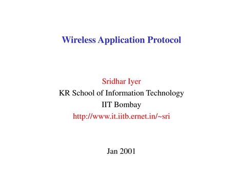 ppt wireless application protocol powerpoint presentation free