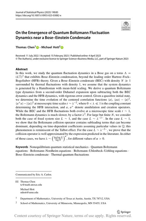 On The Emergence Of Quantum Boltzmann Fluctuation Dynamics Near A Bose Einstein Condensate