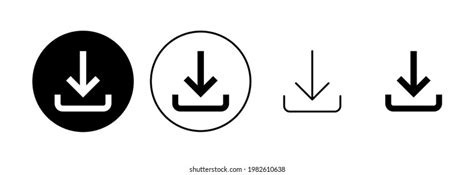Swipe Top Down Download Icon Scroll Stock Vector Royalty Free 1695735532 Shutterstock
