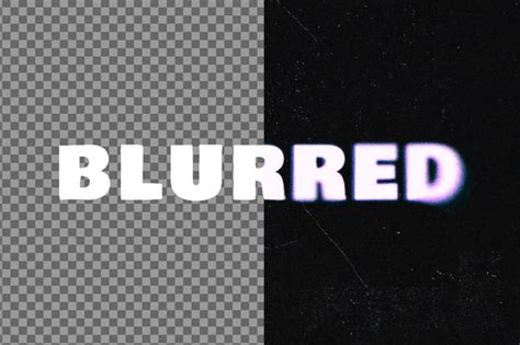 Blurred Text Effect Scene Generators Ft Blur And Text Effects Envato