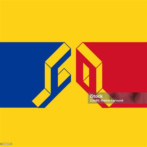 Co 국제 2글자 코드 또는 콜롬비아 의 국가 도메인 C 및 O 모노그램 또는 로고타입 디자인용 아이소메트릭 3d 글꼴입니다 3