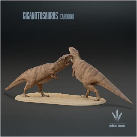 Giganotosaurus Carolinii Dinosaur Figurine Dinosaur Miniature To