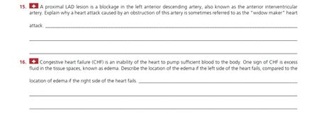 Solved A Proximal Lad Lesion Is A Blockage In The Left