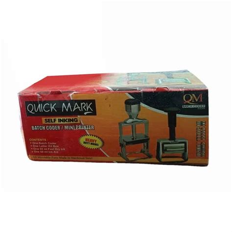 Hardened Steel 20 Piecemin Quick Mark Batch Coder At Rs 2000 In Jodhpur