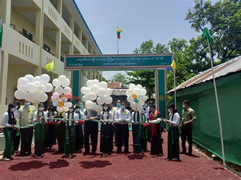 မကွေးတိုင်းဒေသကြီး ဝန်ကြီးချုပ် ဦးတင့်လွင်၊ တောင်တွင်းကြီးမြို့နယ်အတွင်းရှိ ကျောင်းဆောင်သစ်ဖွင့