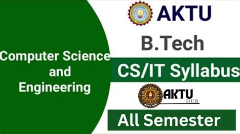 Download Aktu Cse And It Syllabus Pdfs All Semesters 2024