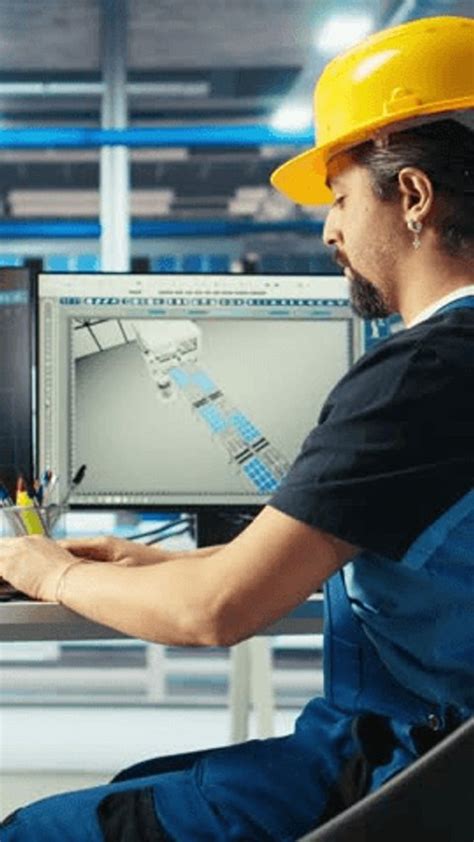 Vertical Video Photovoltaics Factory Engineer Using Stock Footage Video 100 Royalty Free