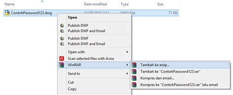 Cara Mengunci Atau Memberi Password File AutoCAD DWG