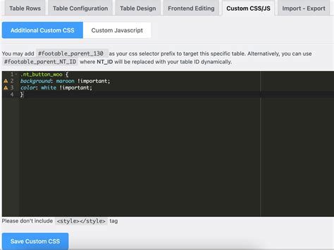 Customize WordPress Table Colors Without Coding