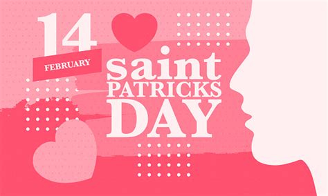 해피 발렌타인 데이 2월 14일 연례 기념 커플 애호가를위한 낭만적 인 휴가 하트 모양의 발렌타인 카드 레드와 핑크 파티 디자인 포스터 카드 배너 및 배경 벡터