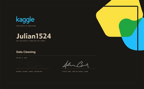Julian1524 Completed The Data Cleaning Course On Kaggle