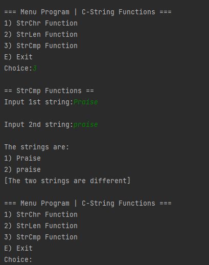 Github Fransssssc String Functions Process String With C String