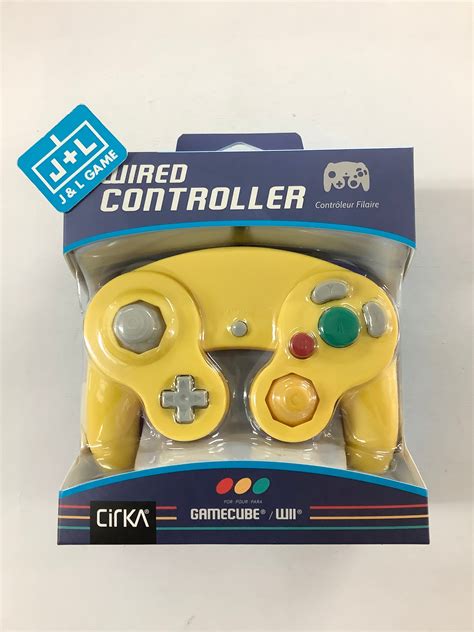 Cirka Gamecubewii Wired Controller Yellow Purple Gc Gamecube