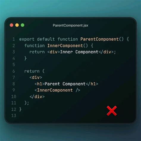 🥽 React Deep Dive Part 1 In The First Picture We Have Declared A Component Inside Another