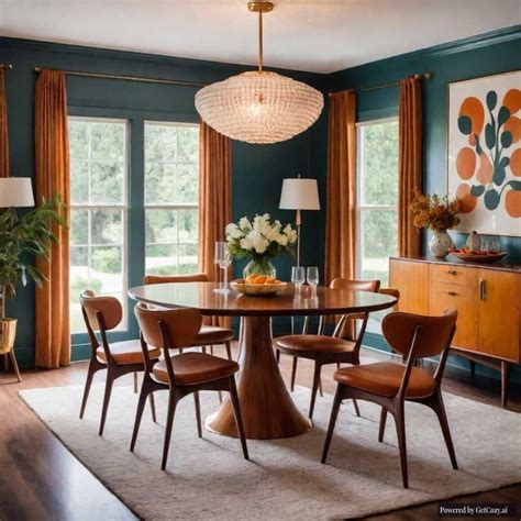 Stylish Mid Century Modern Dining Room Concepts Sala De Jantar De