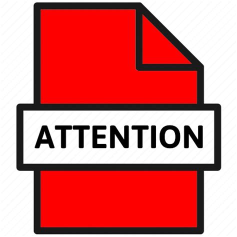 Document File Filetype Type Attention Icon Download On Iconfinder