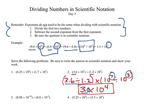 35 Multiplying And Dividing Scientific Notation Worksheet Combining