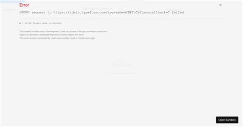 typeform integration codesandbox